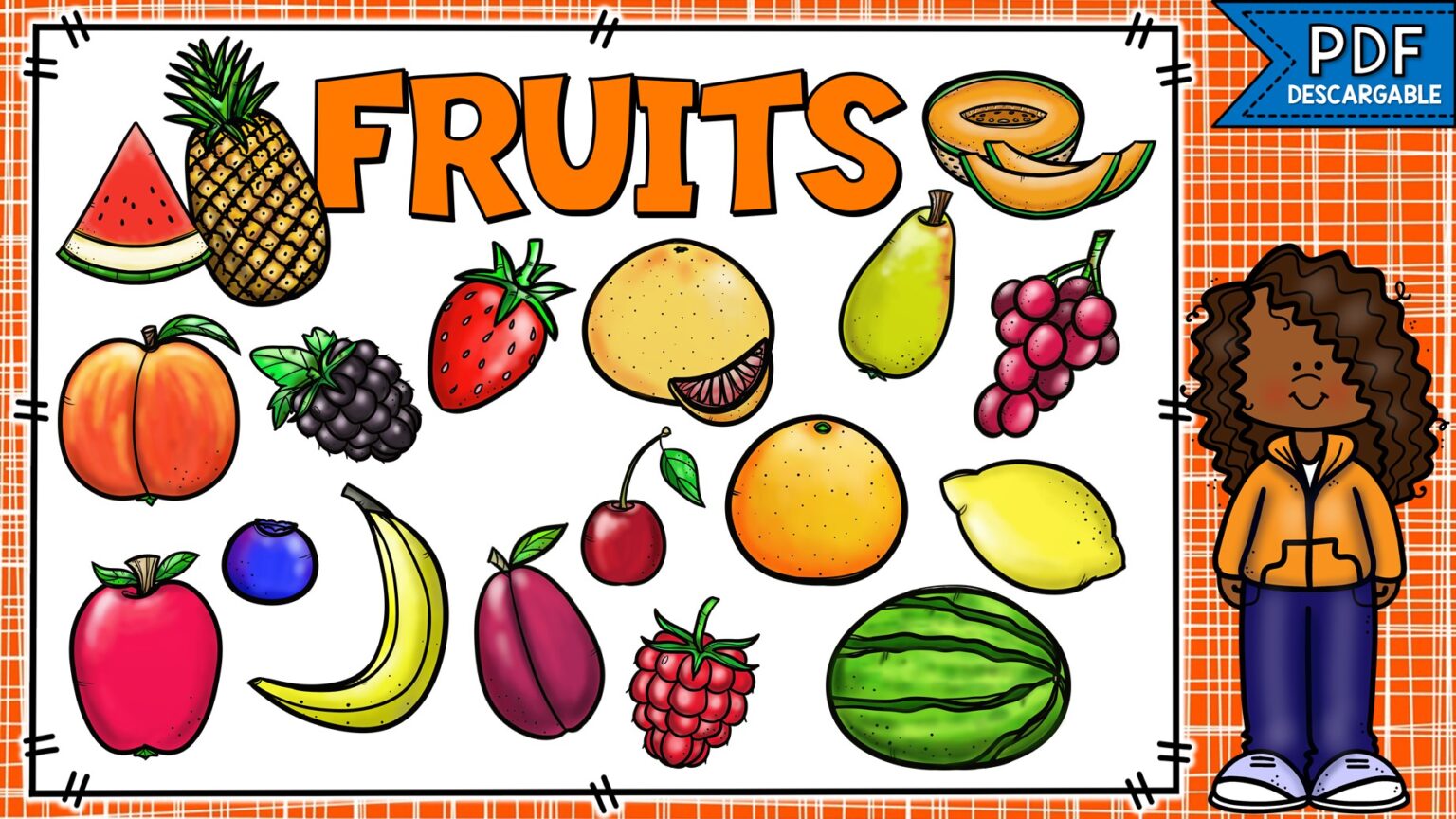 LAS FRUTAS EN INGLÉS Y ESPAÑOL - Inglés Paso a Paso