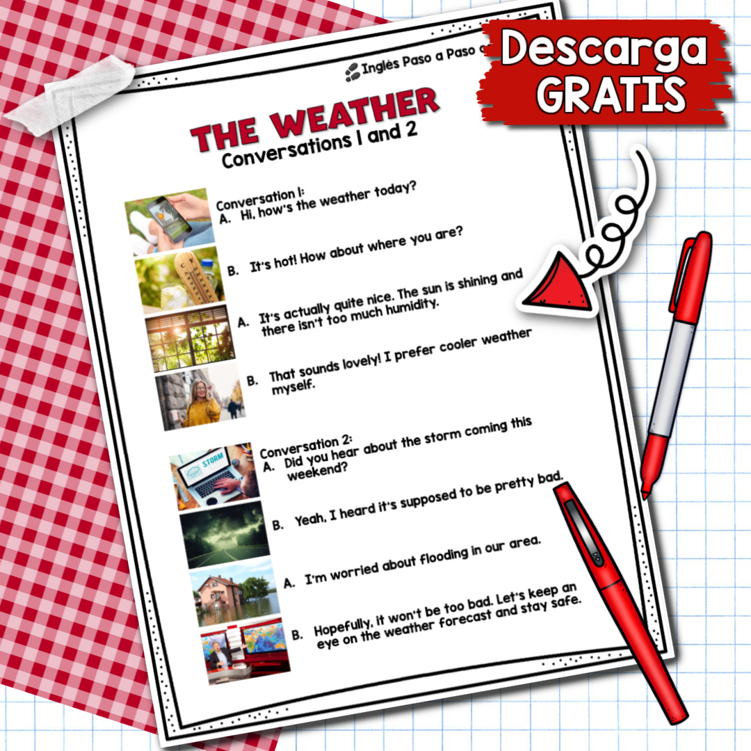 Vocabulario del Clima en Inglés