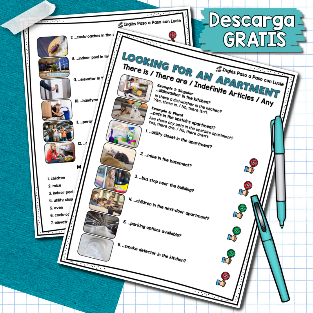 Lecciones en Inglés de Apartamentos
