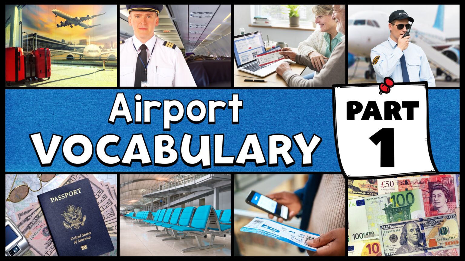 Inglés en el Aeropuerto: Vocabulario y Conversaciones
