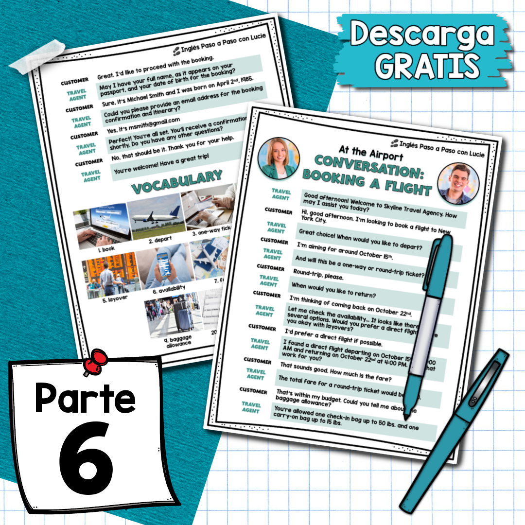 Inglés en el Aeropuerto: Vocabulario y Conversaciones