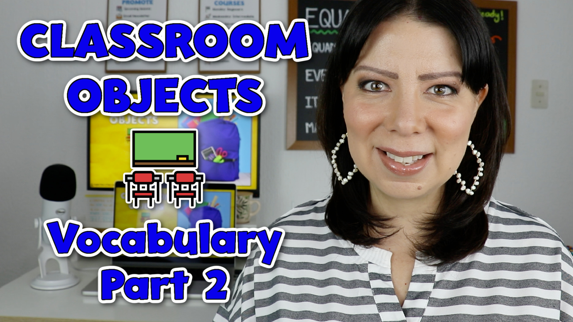 Más Objetos del Salón de Clases en Inglés