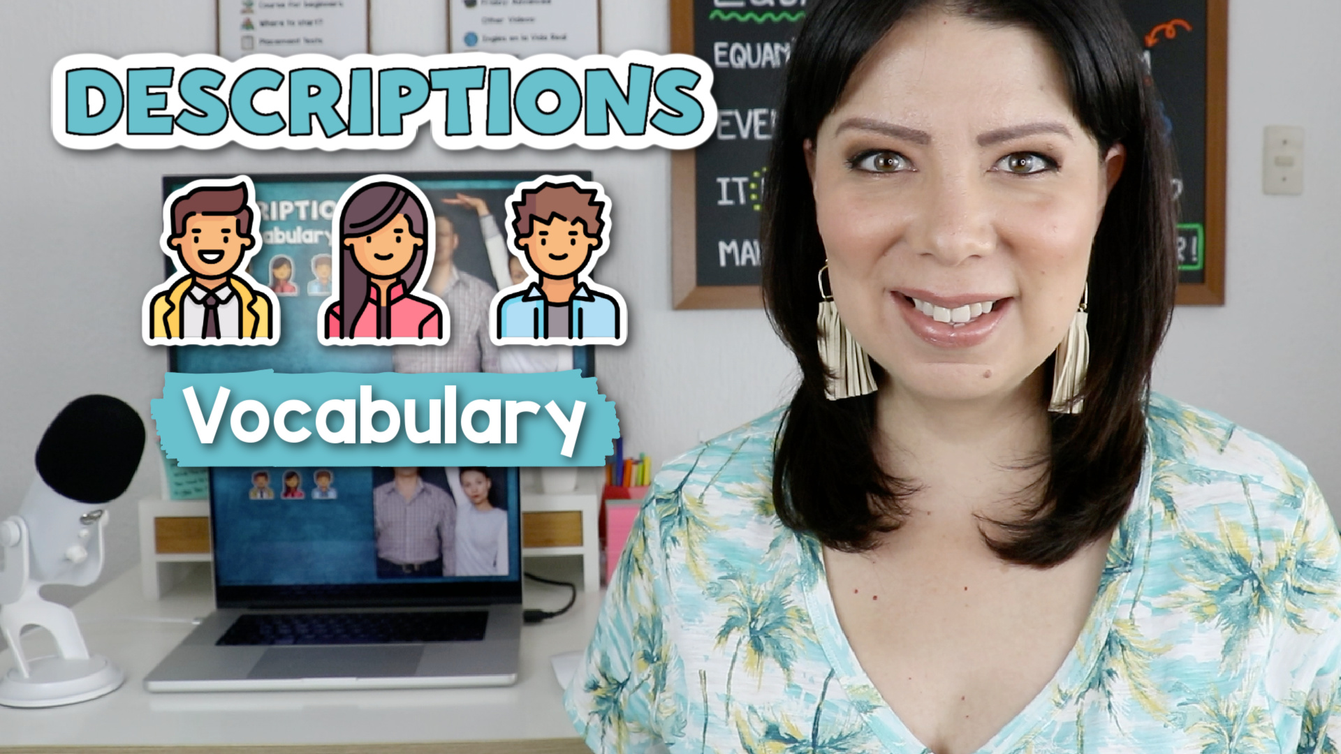 Descripciones en Inglés: Vocabulario y Pronunciación